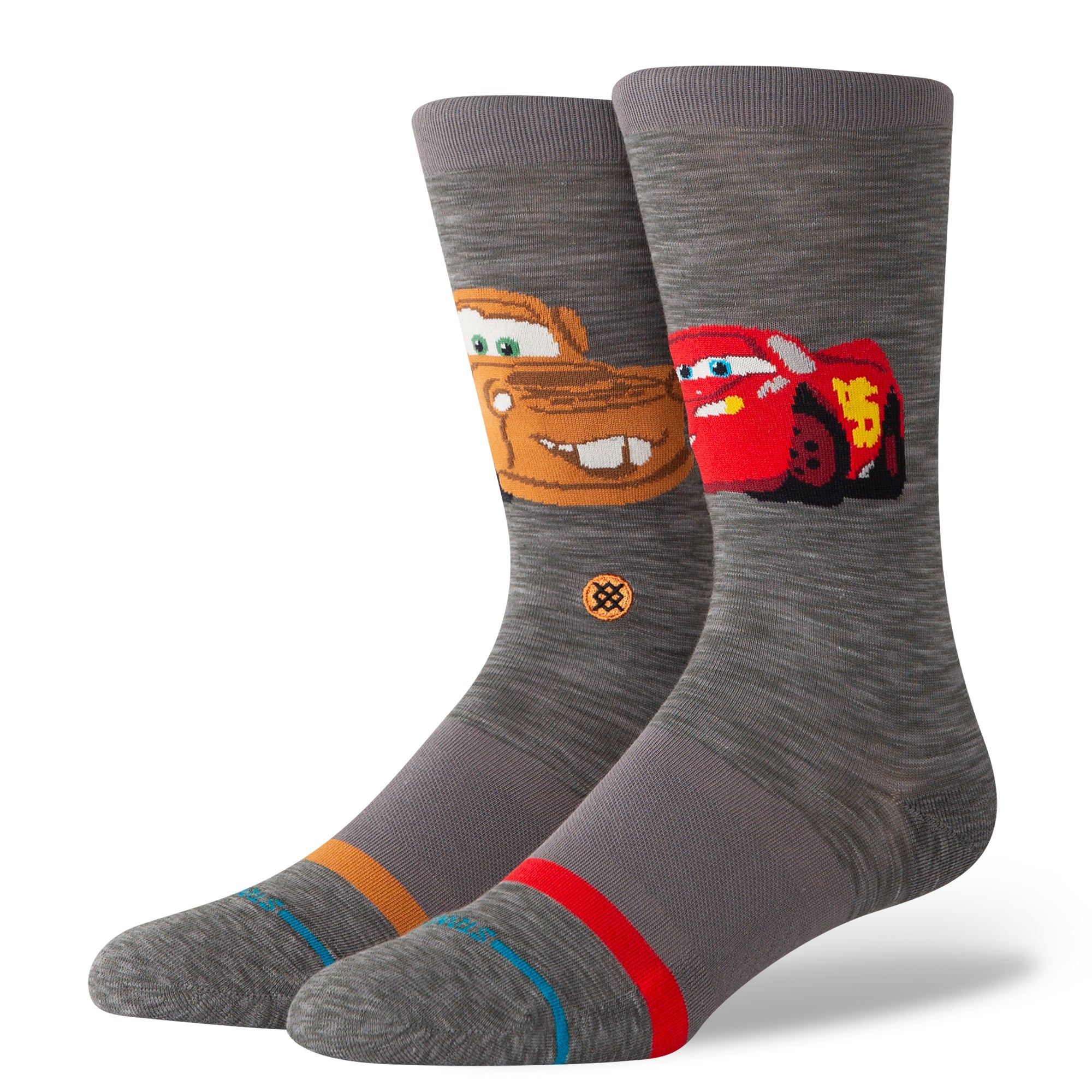 Cars: Kachow Lightning McQueen Crew Socks | Men's – Knock Your Socks Off