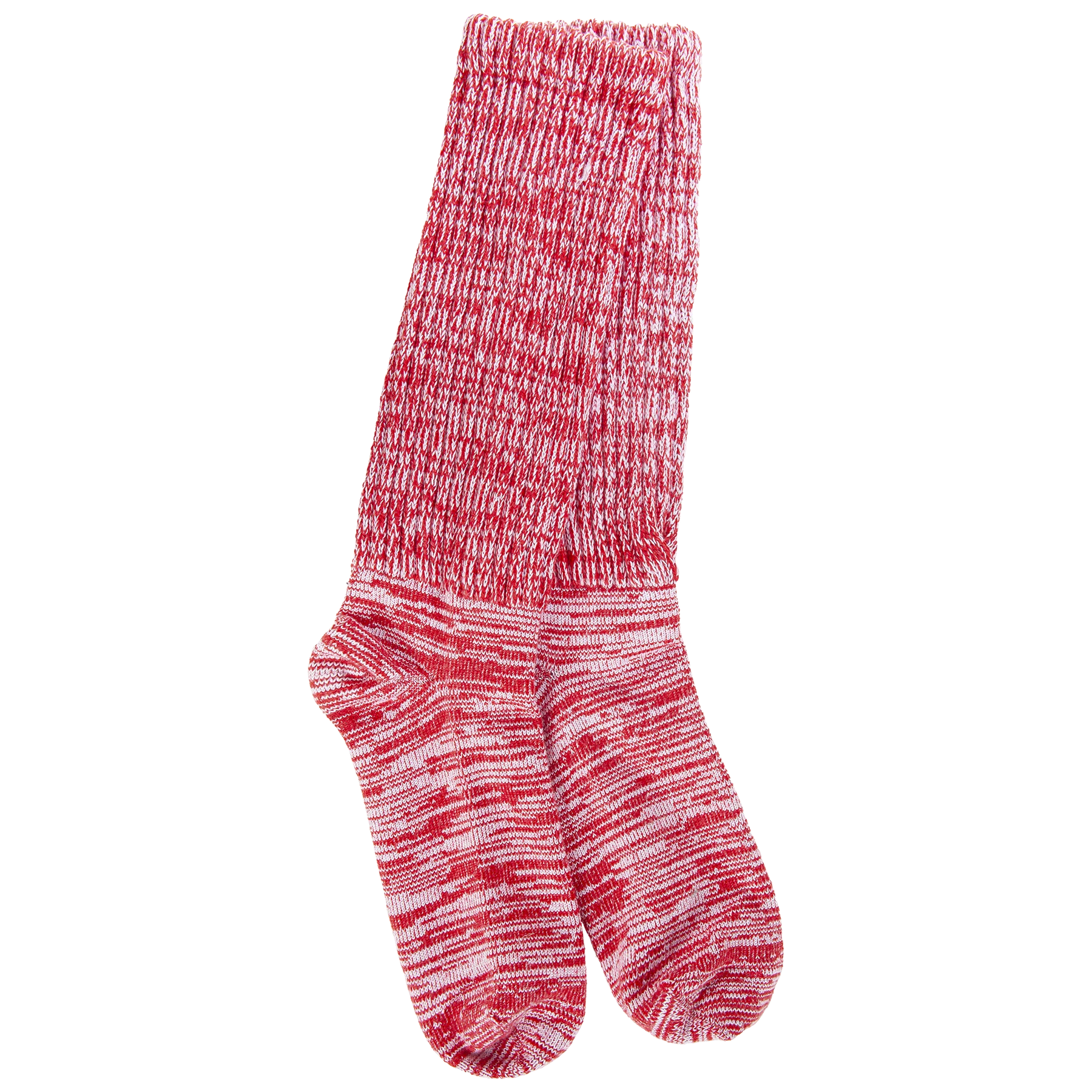 Peppermint Slub Slouch Crew Socks | Women's – Knock Your Socks Off