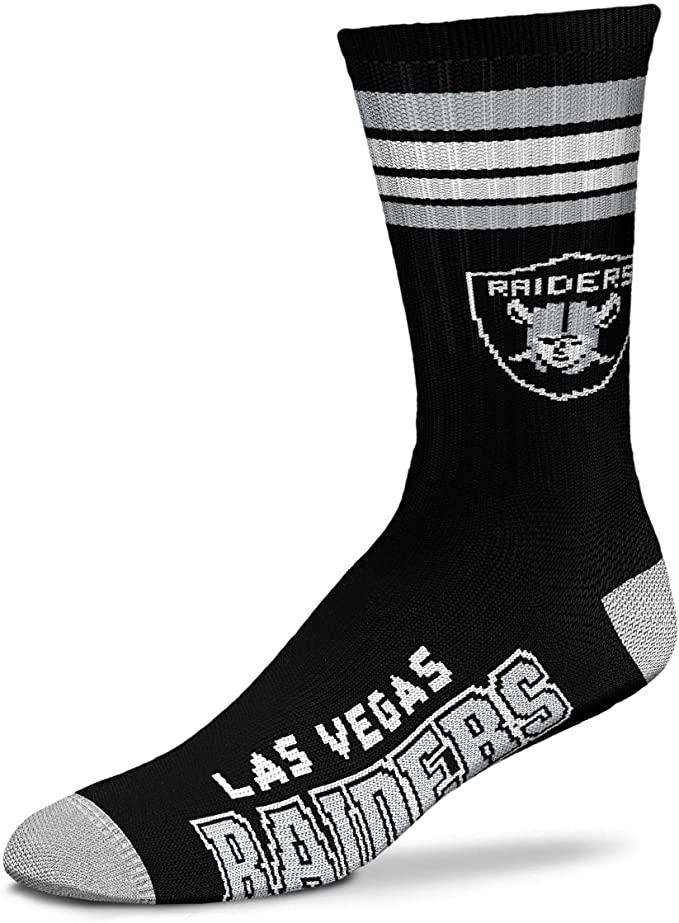 Las Vegas Raiders NFL Crew Socks | Men's – Knock Your Socks Off